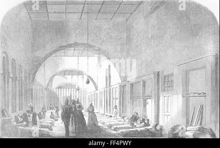 new barrack hospital at scutari 1854 Stock Photo - Alamy
