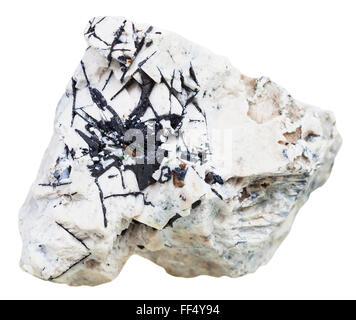 crystals of Ilmenite isolated on white Stock Photo - Alamy
