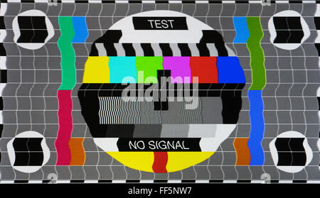 Television test card or pattern. TV Resolution test charts Stock Vector ...