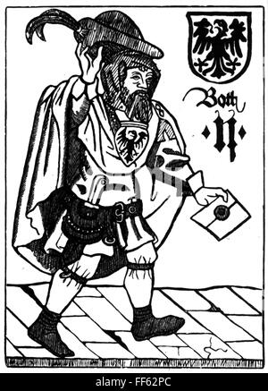 Messenger of the Middle Ages Stock Photo - Alamy