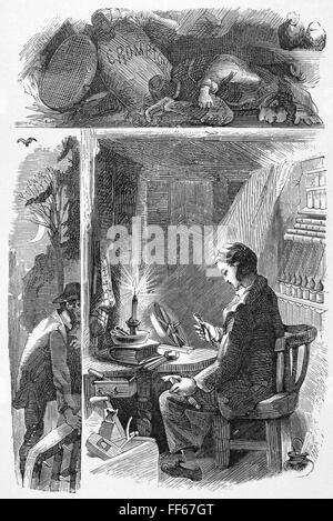 Samuel Crompton (1753-1827) English inventor. His spinning mule of 1779 ...