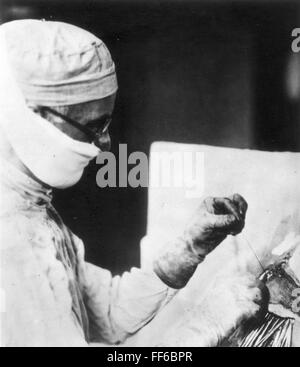 HARVEY CUSHING (1869-1939). /nAmerican surgeon. Photographed 1907 Stock ...