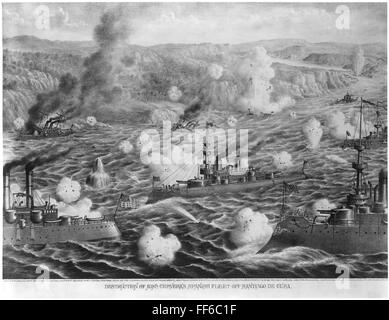 SPANISH-AMERICAN WAR, 1898. /nThe Battle of Las Guasimas, Cuba, 24 June ...