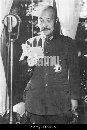 Hideki Tojo, Prime Minister of Japan, born in Tokyo: Executed in 1948 ...