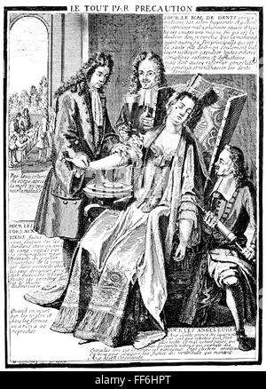 Bloodletting, 17th Century Stock Photo - Alamy