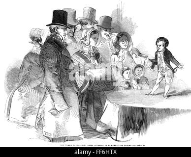 CHARLES STRATTON /n(1838-1883). 'General Tom Thumb.' American performer ...