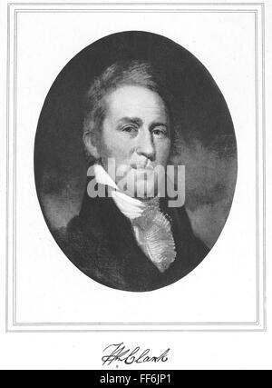 WILLIAM CLARK (1770-1838). /nAmerican soldier and explorer. Oil on ...