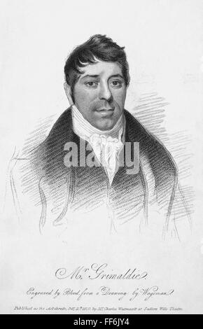 JOSEPH GRIMALDI (1779-1837). /nEnglish comic actor, pantomimist and ...