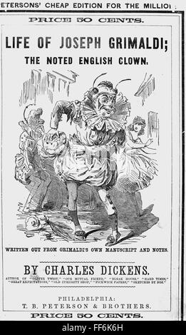 JOSEPH GRIMALDI (1779-1837). /nEnglish comic actor, pantomimist and ...