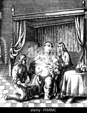 medicine, disease, dropsy, treatment of a dropsical by an abdominal ...