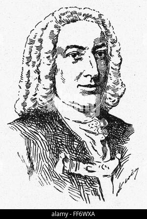 DANIEL BERNOULLI (1700-1782). /nSwiss mathematician. Line engraving ...