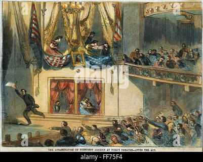 LINCOLN ASSASSINATION. /nThe assassination of President Abraham Lincoln ...