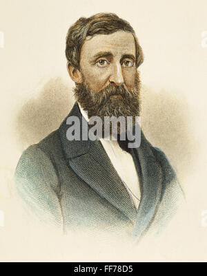 HENRY DAVID THOREAU /n(1817-1862). American writer. 19th century copy ...