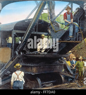ROOSEVELT: PANAMA CANAL. /nPresident Theodore Roosevelt in the Panama ...