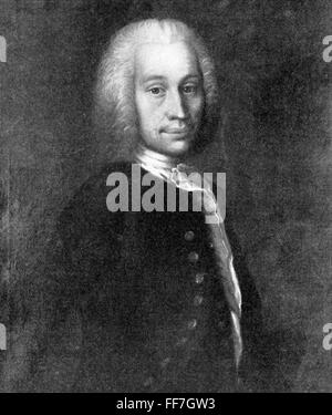 Portrait of Anders Celsius (1701-1744) a Swedish astronomer, physicist ...