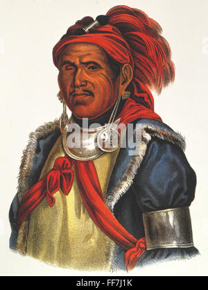 TENSKWATAWA (c1768-1834). /nKnown as 'the Prophet', Native American ...