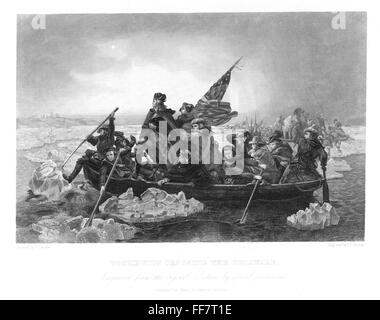 CROSSING THE DELAWARE. /n'Washington Crossing the Delaware.' General ...