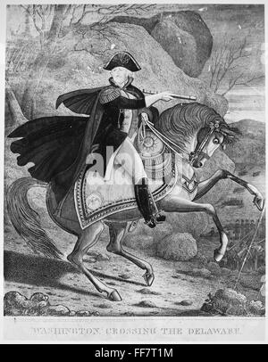 George Washington Crossing the Delaware, 1776 Stock Photo - Alamy