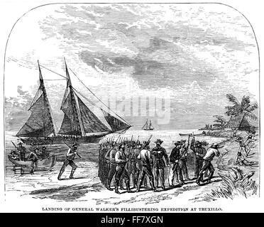 WILLIAM WALKER (1824-1860). /nAmerican filibuster. Before his execution ...