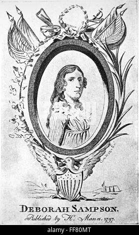 DEBORAH SAMPSON (1760-1827). /nAmerican Revolutionary soldier. Sampson ...