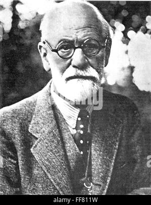 Sigmund Freud (1856-1939). Austrian neurologist, known as the founding ...