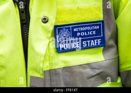 A police community support officer PCSO on duty in Coventry, United ...