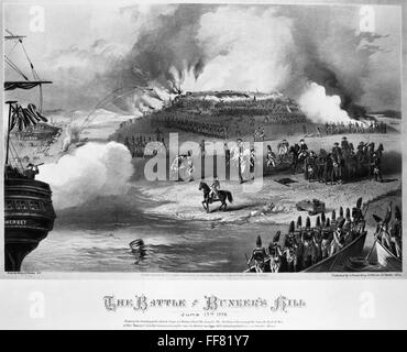 BATTLE OF BUNKER HILL, 1775. /nThe death of Major John Pitcairn of the ...