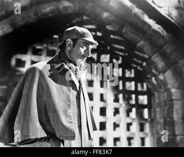 BASIL RATHBONE English film actor 1892 to 1967 most famous for his ...