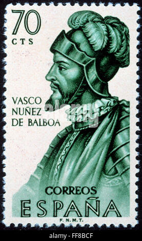 VASCO NUNEZ de BALBOA /n(1475-1519). Spanish explorer. Balboa ...
