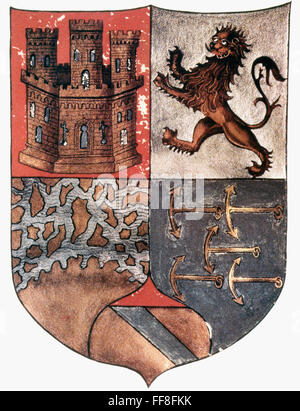 Coat of arms of Christopher Columbus Stock Photo - Alamy