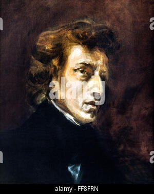Portrait of Frederic Chopin by Eugene Delacroix, Royal Carthusian ...