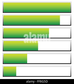 Loading, progress bars, indicators. Levels from low to high. editable vector Stock Vector Image ...
