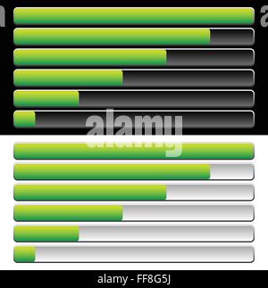 Loading, progress bars, indicators. Levels from low to high. editable vector Stock Vector Image ...