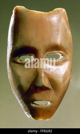 NATIVE AMERICAN/INUIT MASK. /nCanadian Inuit ceremonial mask Stock ...