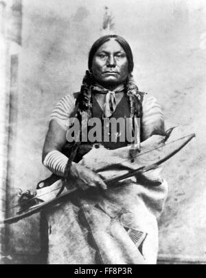 GALL (c1840-c1894). /nNative American Sioux chief. Photographed by ...