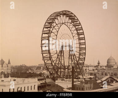 FERRIS WHEEL, 1893. /nThe original Ferris Wheel designed and ...
