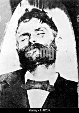 WILLIAM DOOLIN (1863-1896). /nAlias Will Barry, American desperado. Photographed after he was ...