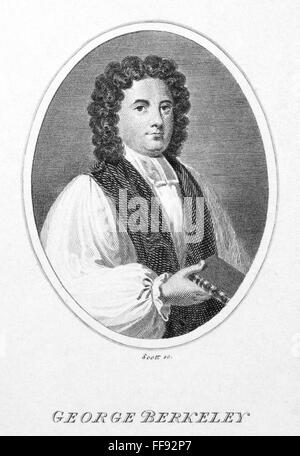 GEORGE BERKELEY (1685-1753). /nIrish philosopher. Painting by an ...