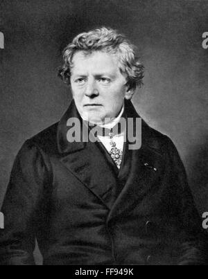 Georg Simon Ohm, German physicist, researcher into electricity. Date ...
