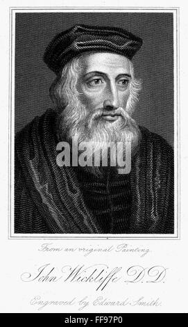 JOHN WYCLIFFE (1320?-1384). /nEnglish religious reformer and theologian ...