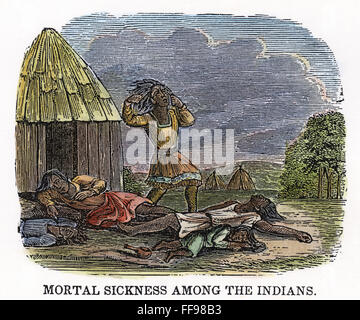 NATIVE AMERICANS: SMALLPOX, 1853. /nNative American victims of a ...