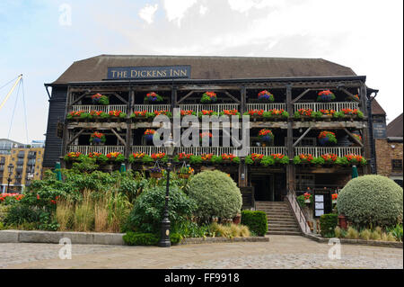 The Dickens Inn Popular Tourist Pub at Saint Catherines Dock London ...