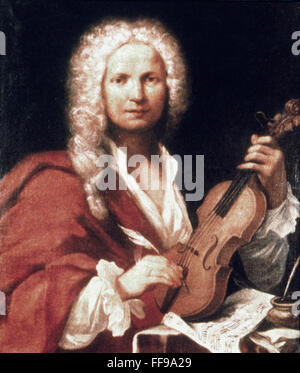 ANTONIO VIVALDI (1678-1741). /nItalian composer. Drawing, 1723, by Pier ...
