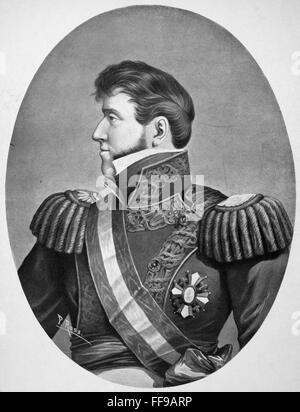 AGUST═N de ITURBIDE /n(1783-1824). Mexican soldier and emperor. Drawing ...