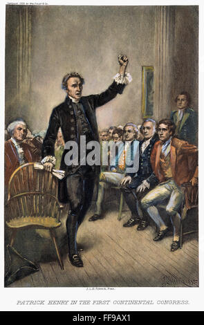 Patrick Henry, First Continental Congress, 1774 Stock Photo - Alamy