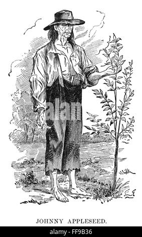 JOHN CHAPMAN (1775-1845). /nKnown as Johnny Appleseed: drawing Stock ...