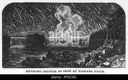 Leonid Meteor Shower, 1833 Stock Photo - Alamy
