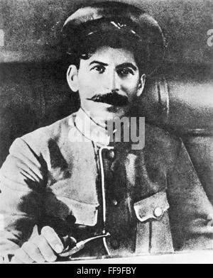 JOSEPH STALIN (1879-1953). /nRussian Communist leader. Stalin reporting ...