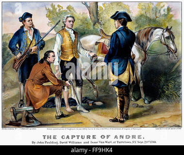 Capture of Major John Andre, 1780 Stock Photo - Alamy