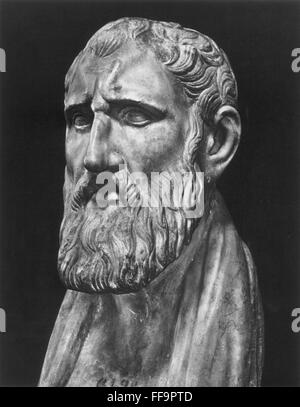 ZENO OF ELEA (c495-c430 B.C.) /nGreek philosopher. Line engraving after ...